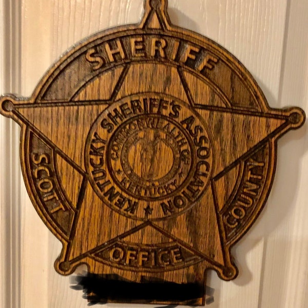 Kentucky Sheriff Badge Svg - Etsy