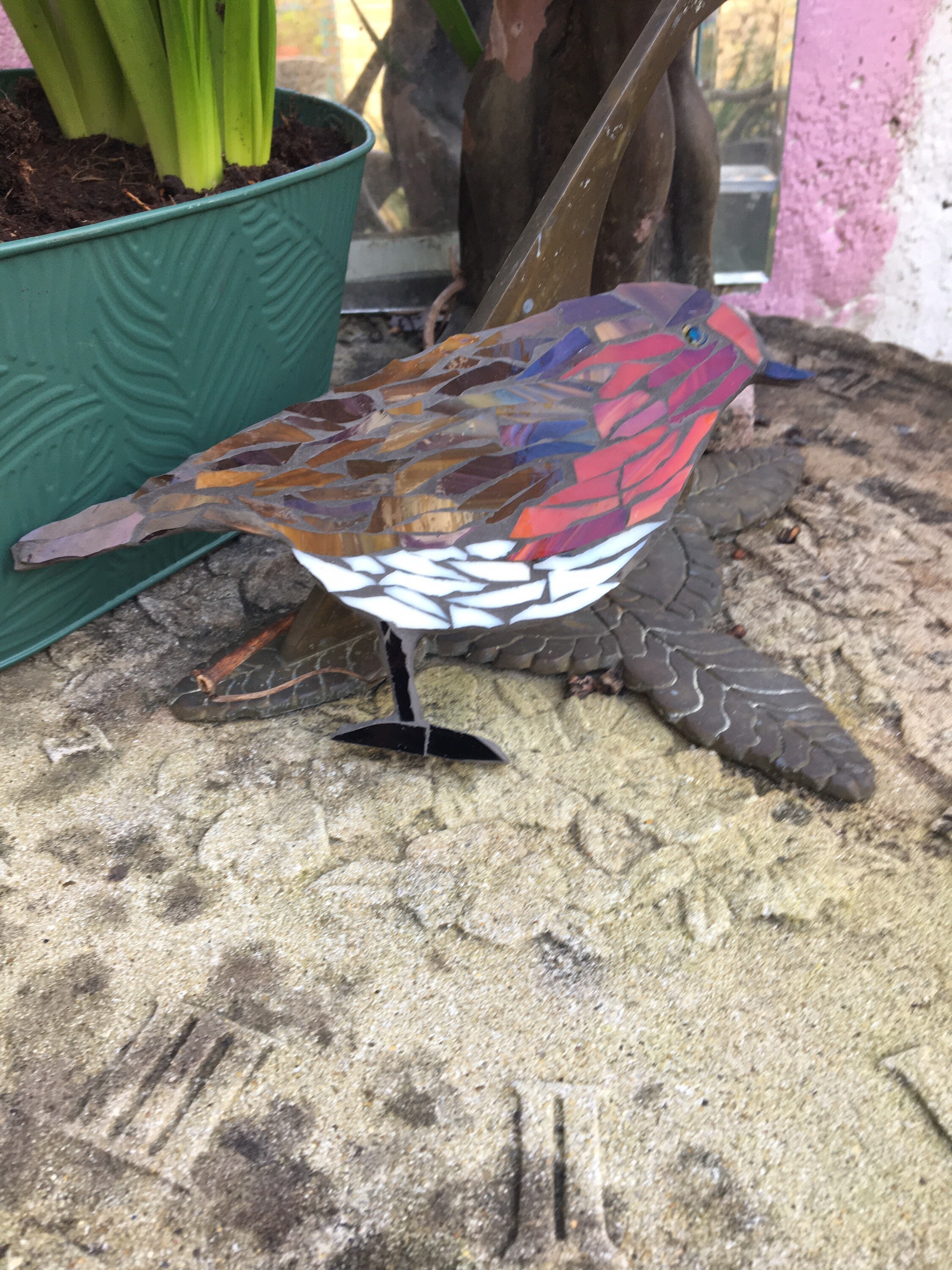 Mosaic Robin - Etsy