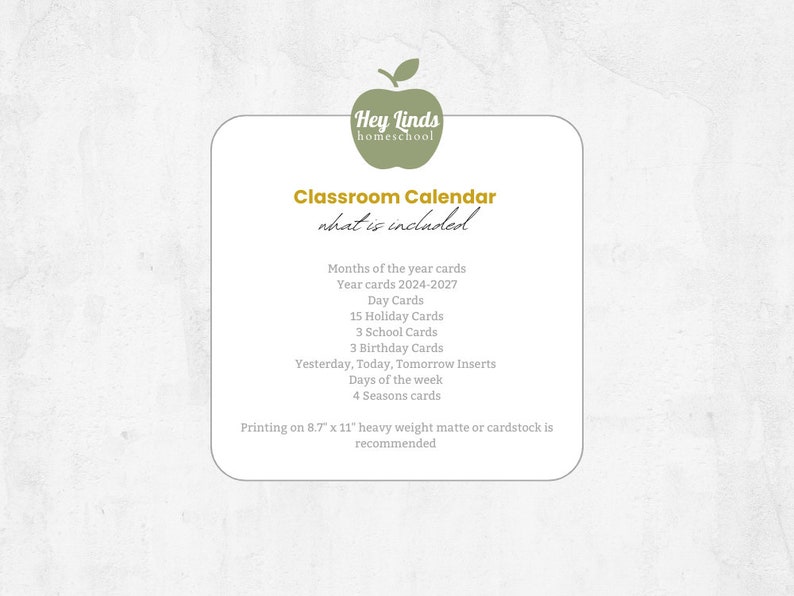 Simple Classroom Calendar Display | Moveable Calendar | Neutral Design ...