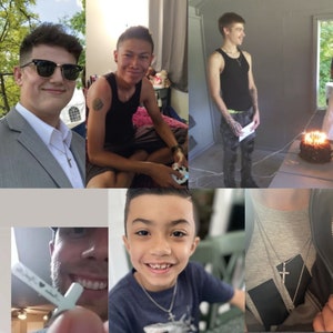 Personalized Cross Necklace to Son With Engraving, Son Christmas Gifts ...