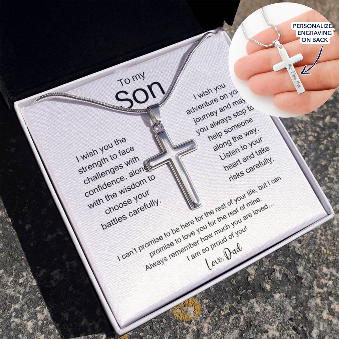 To My Son Gift From Dad, Personalized Birthday Gift for Son, Son ...