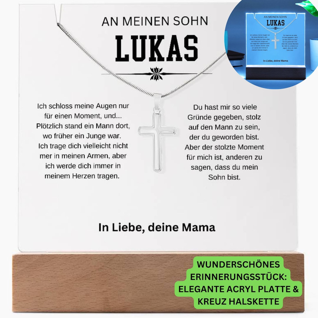 Personalisiertes Geschenk Mit Namen Für Meinen Sohn, Besonderes ...