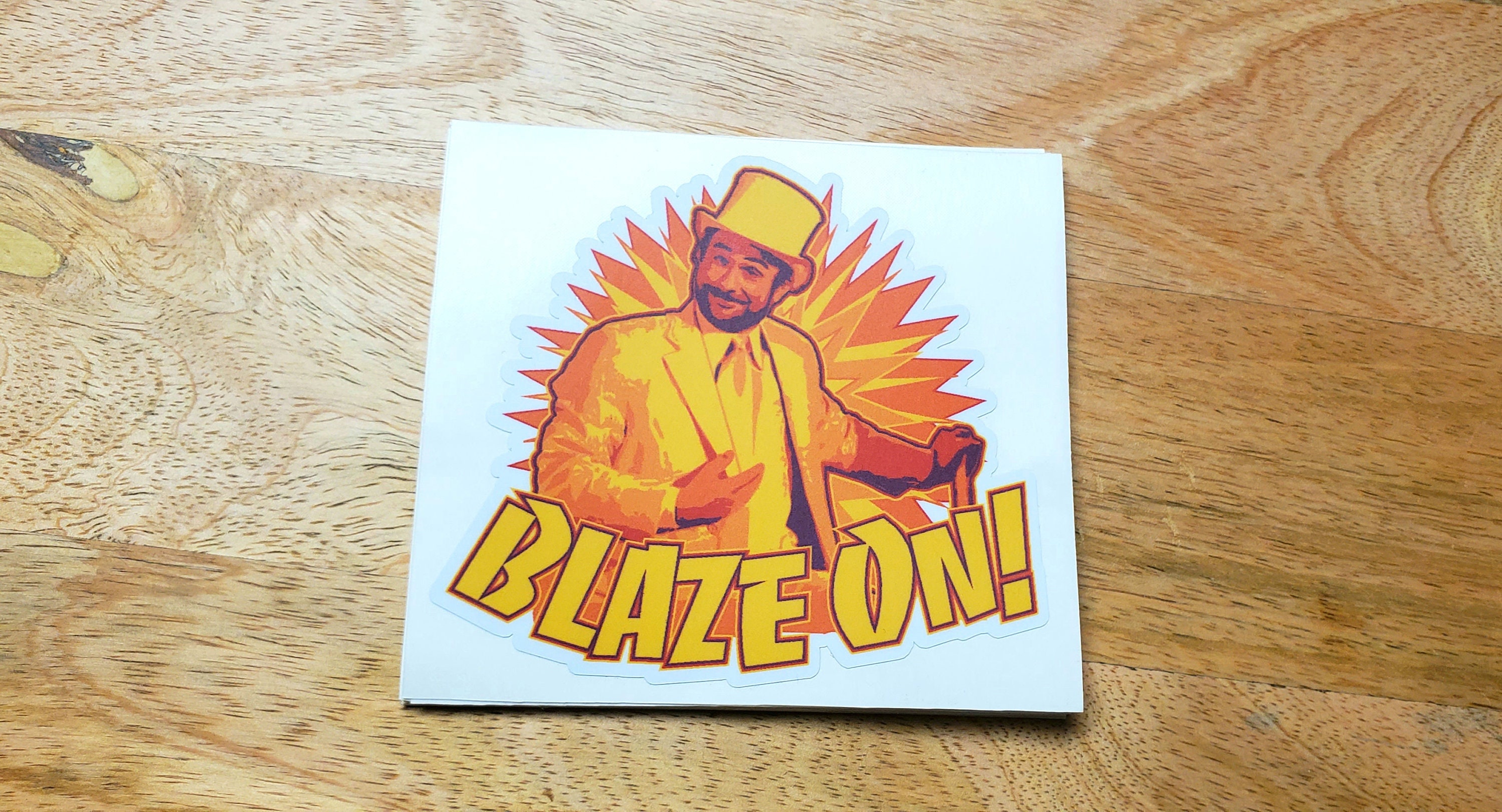 Blaze on Dayman - Sticker - Etsy