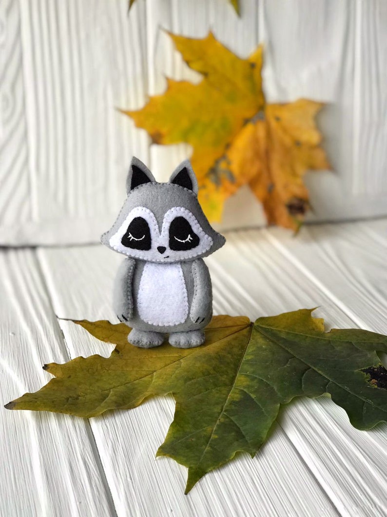 Woodland Felt Toys Baby Shower Decor Felt Forest Animals - Etsy