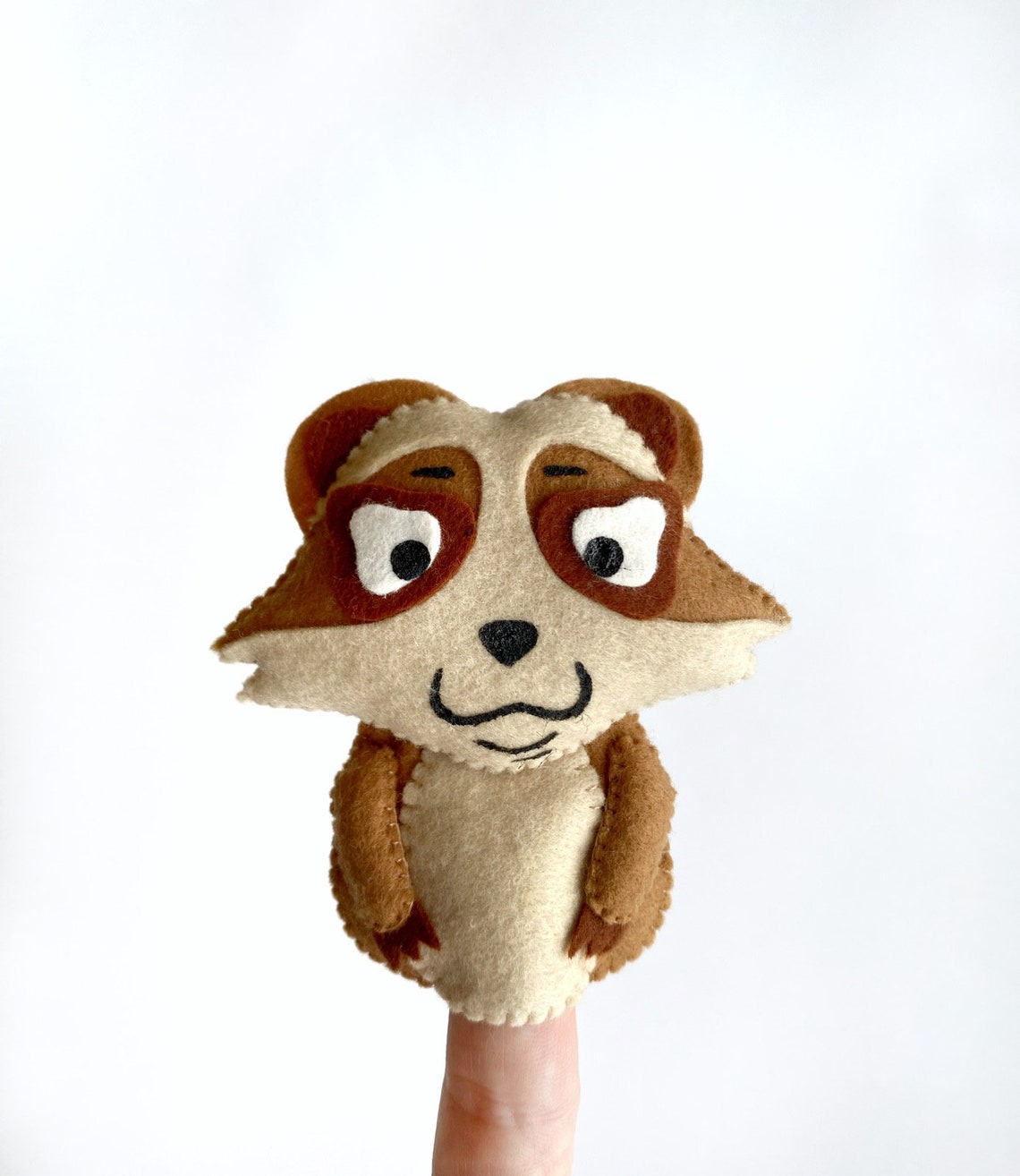 Finger Puppet Set With Safari Woodland Animals Elephant - Etsy