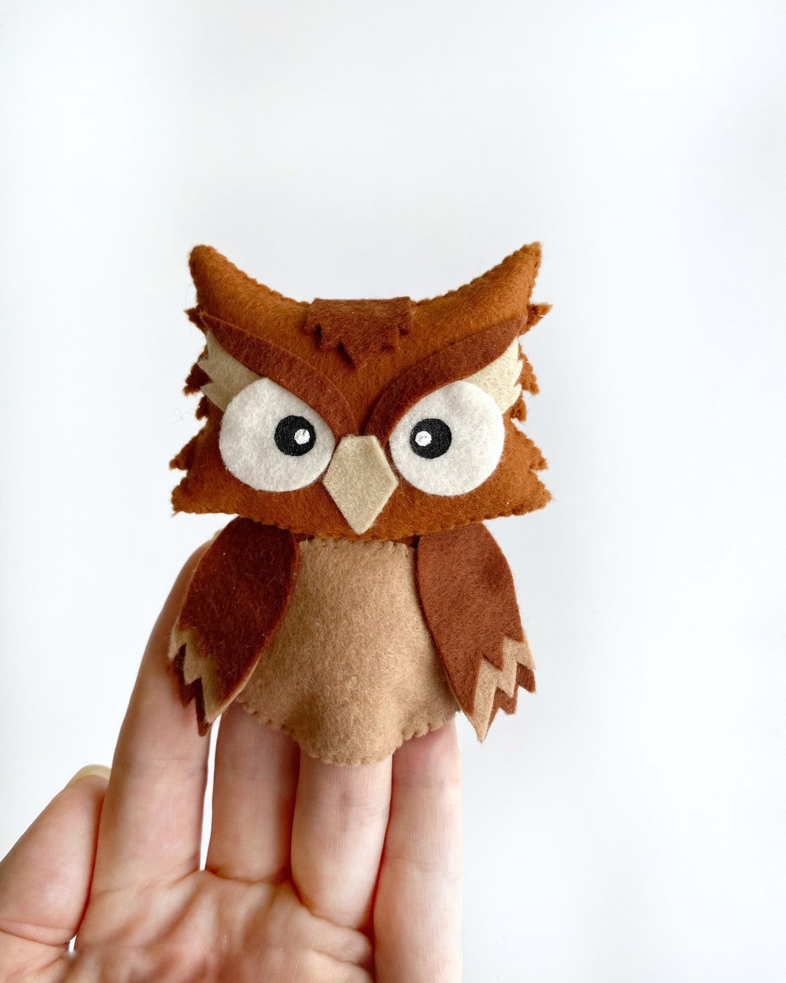 Finger Puppet Set With Safari Woodland Animals Elephant - Etsy