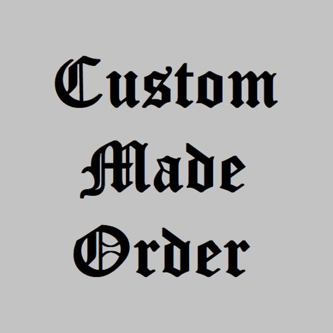 Custom Made Order as per the Communication With the Customer - Etsy