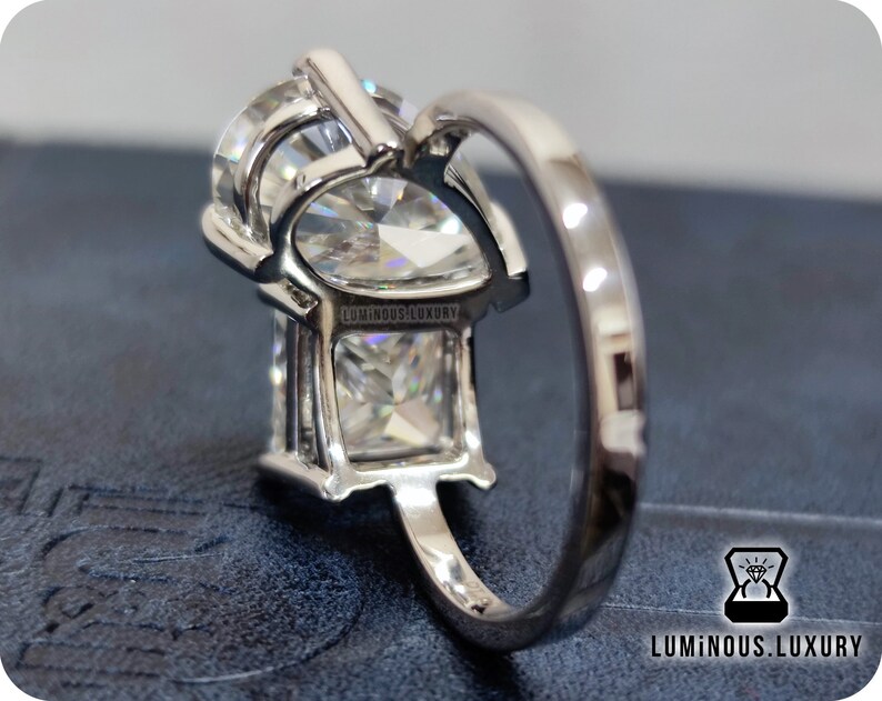 4.5 TCW Emily Ratajkowski Celebrity Engagement Ring With - Etsy