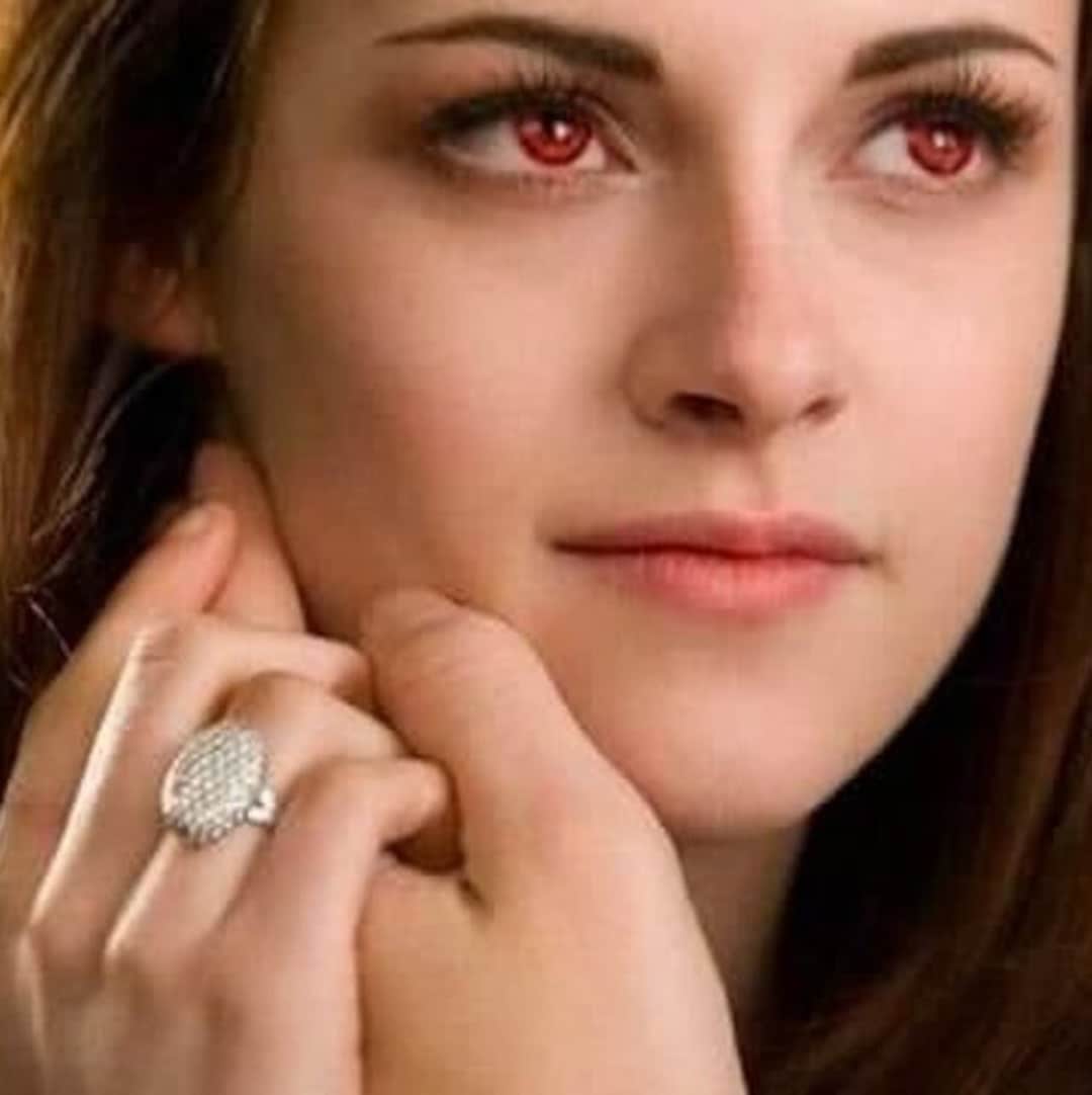 Twilight Bella Ring Full White D Color Round Cut Moissanite Engagement ...