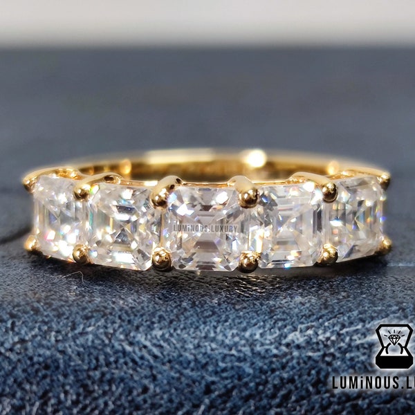 Half Eternity Band - Etsy