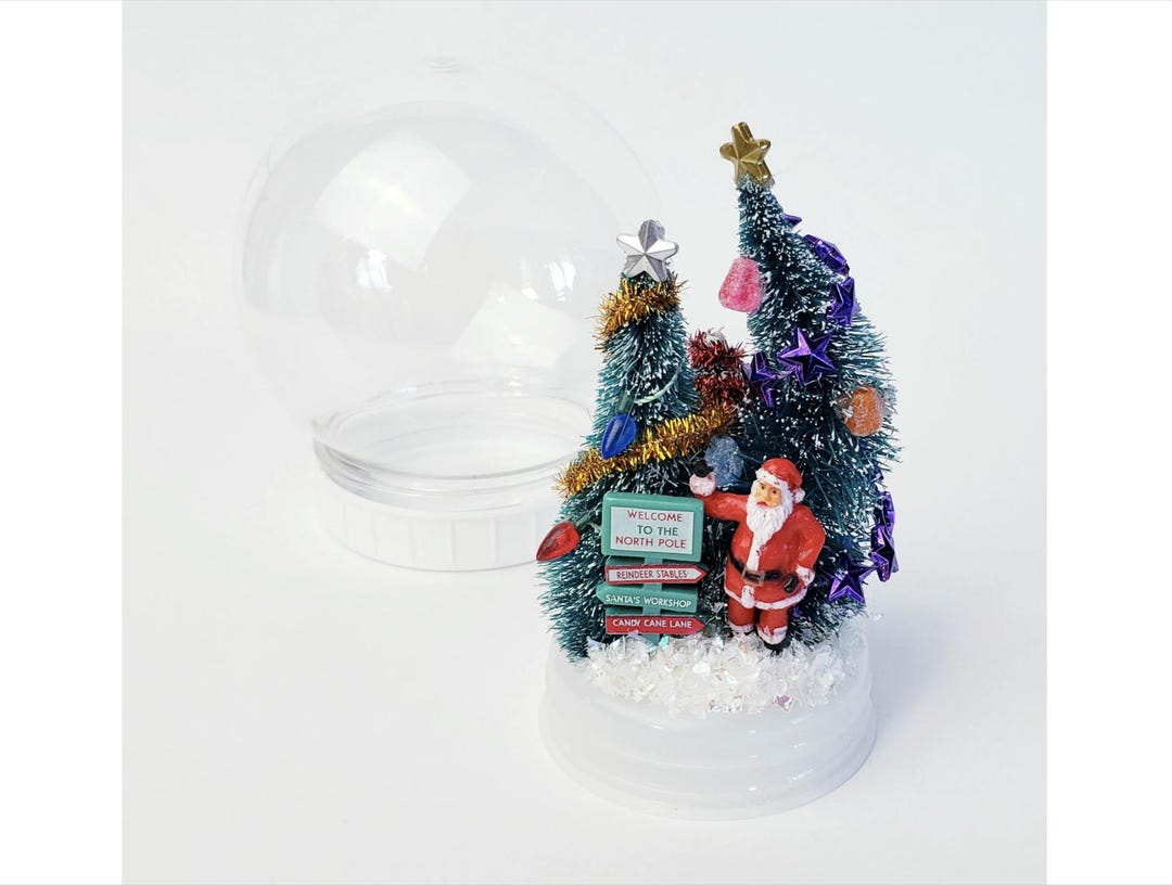 Christmas DIY Snow Globe Kit, Make Your Own Holiday Activity - Etsy