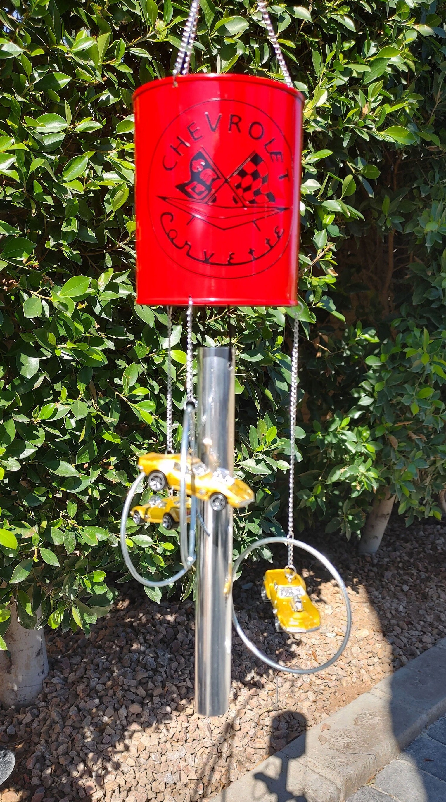 Chevrolet Corvette-diecast Vehicles-wind Chimes-handmade #C3-2402 - Etsy