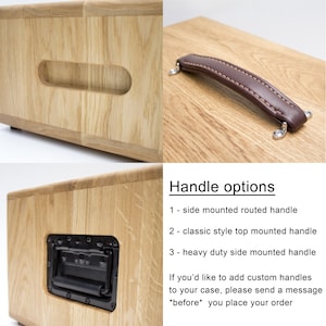 19" Studio Rack Case - Custom - Hard Wood - Oak, - 2U, 3U, 4U, 5U, 6U ...