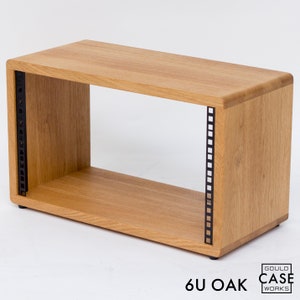19 Studio Rack Case Custom Hard Wood Oak, 2U, 3U, 4U, 5U, 6U, 7U, 8U ...