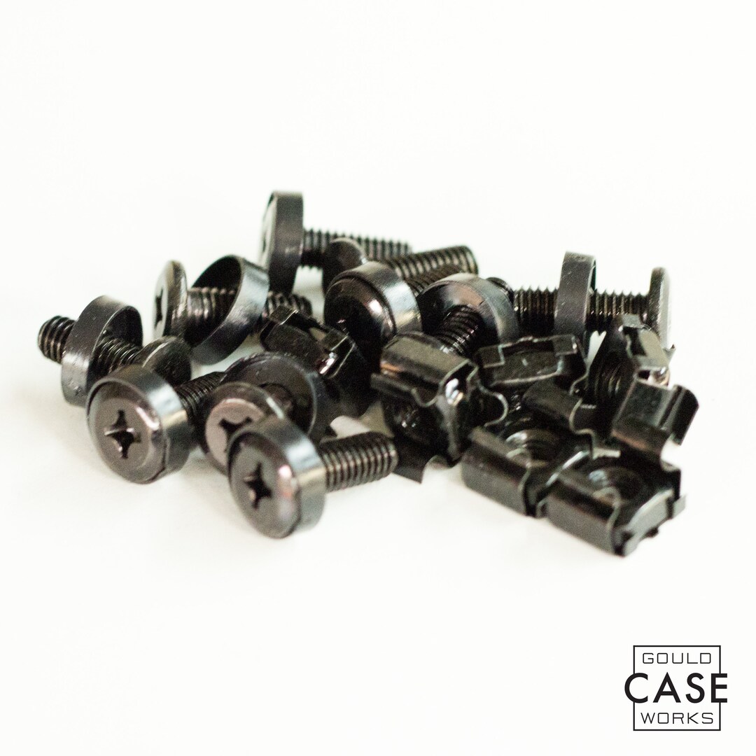 Black M6 Rack Screws / Washers / Cage Nuts for 19" Rack Cases - Etsy