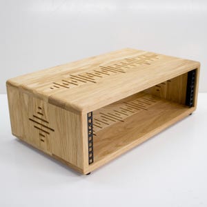 19" Studio Rack Case - Custom - Hard Wood - Oak, - 2U, 3U, 4U, 5U, 6U ...