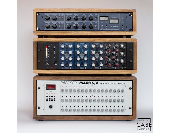 19 Studio Rack Case Custom Hard Wood Oak 2U | Etsy