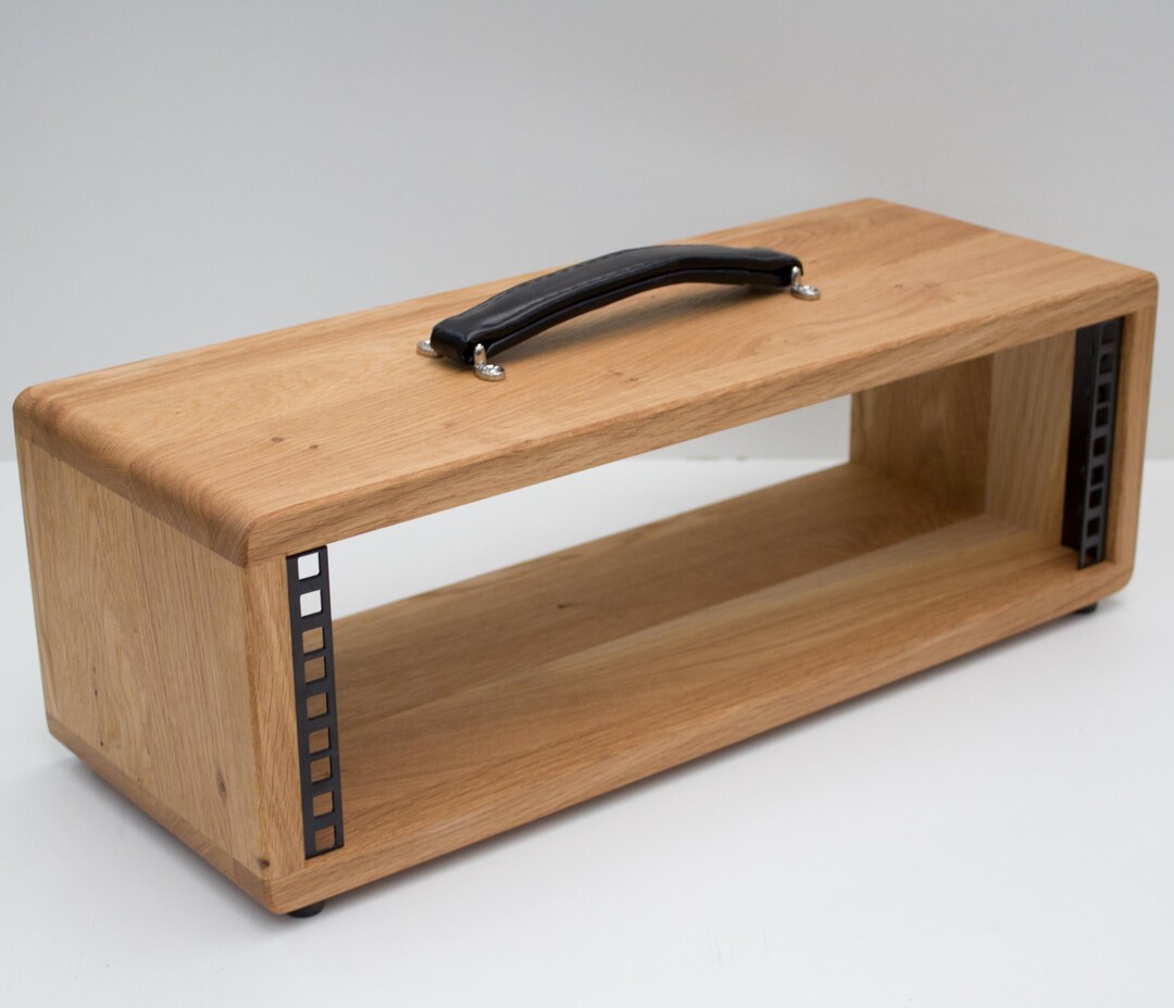 In Stock 19 Rack Case Solid Oak 3u 20cm Depth Top Mounted Handle ...