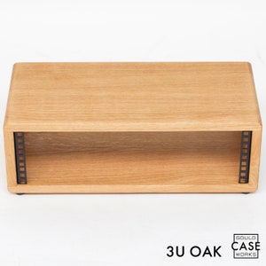 19 Studio Rack Case Custom Hard Wood Oak, 2U, 3U, 4U, 5U, 6U, 7U, 8U ...