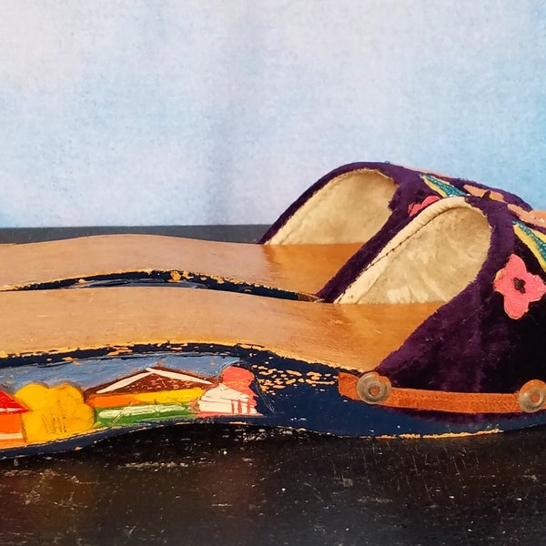 Filipino Vintage Carved Sandals - Etsy
