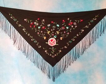 Spanish Shawl | Etsy