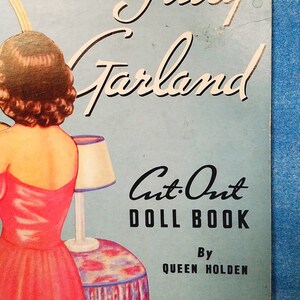 Vintage RARE 1989 Judy Garland Cut-out Paper Doll Book by Queen Holden/ Merrimack Publishing ...