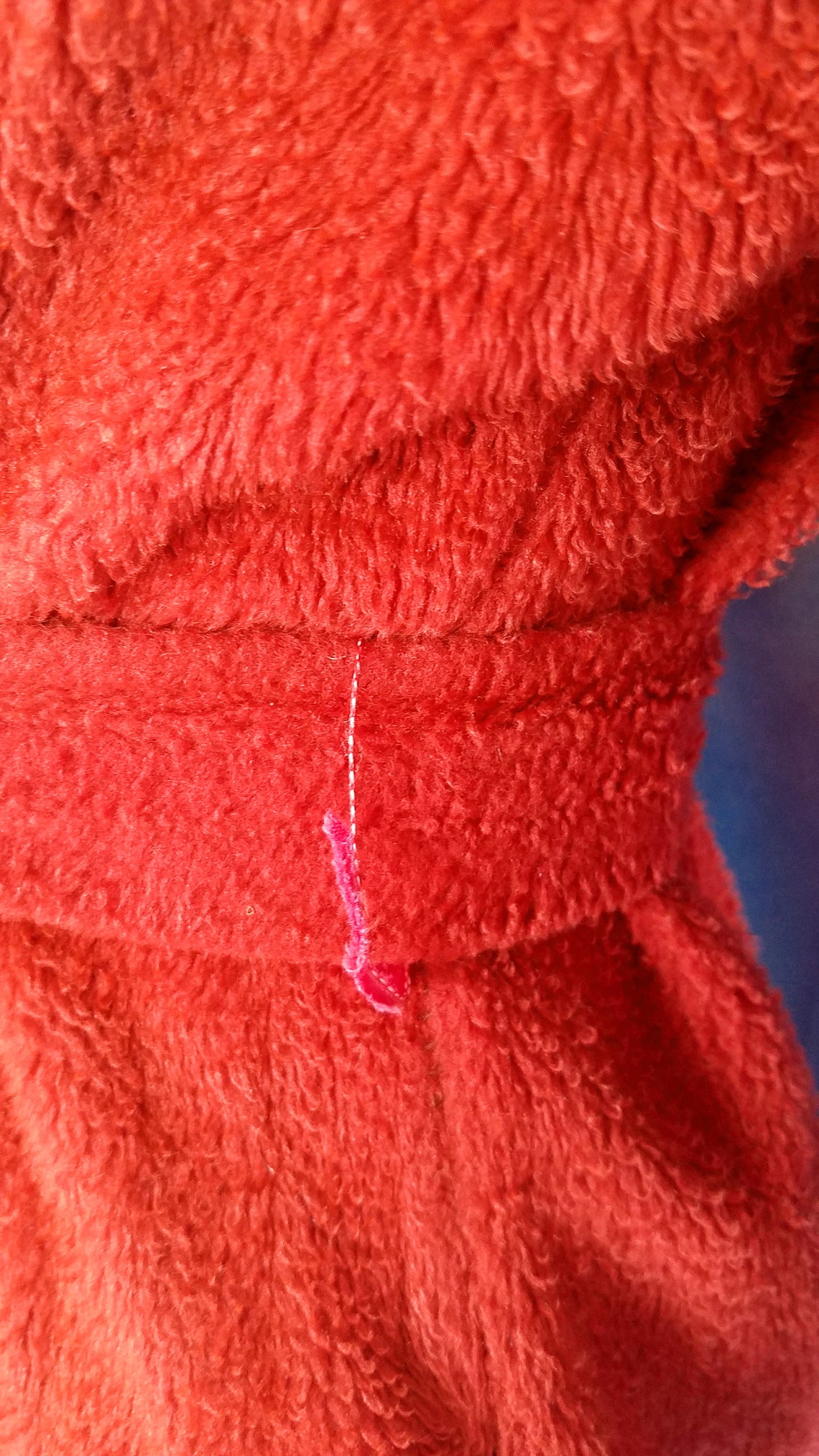 Vintage 70s Rust Furry Ribbed Velour Robe/ Size M - Etsy