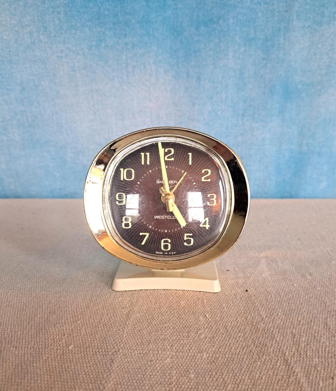 Vintage 70s Mechanical Alarm Clock, Westclox Baby Ben, Working Order ...
