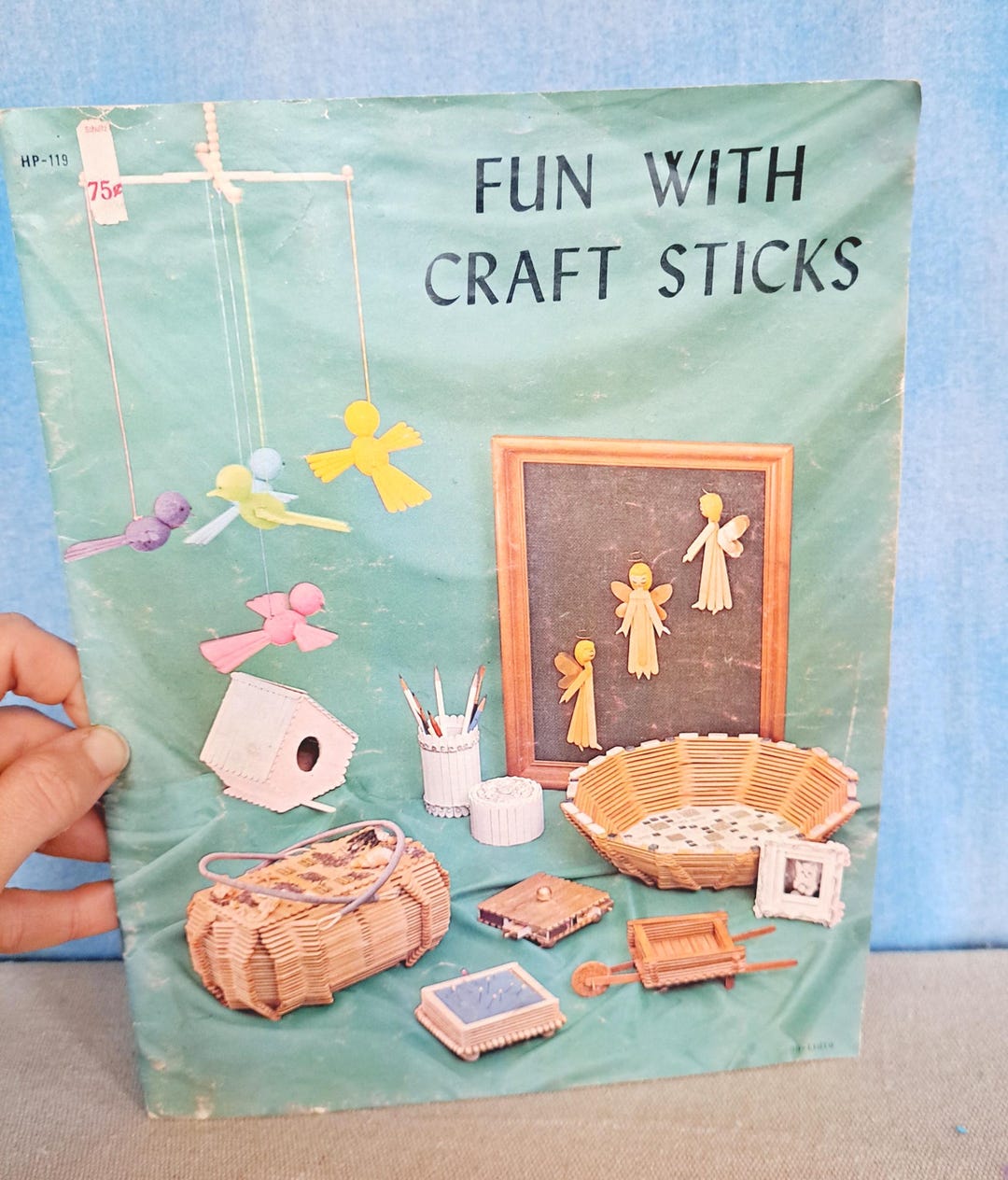 Vintage 1966 Fun With Craft Sticks Instruction and Pattern Booklet ...