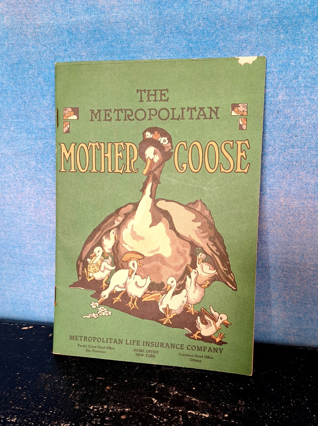 Vintage 1920s Pamphlet, the Metropolitan Mother Goose - Metropolitan ...