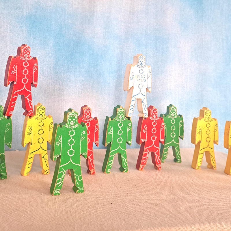 Wooden Acrobat Toy - Etsy