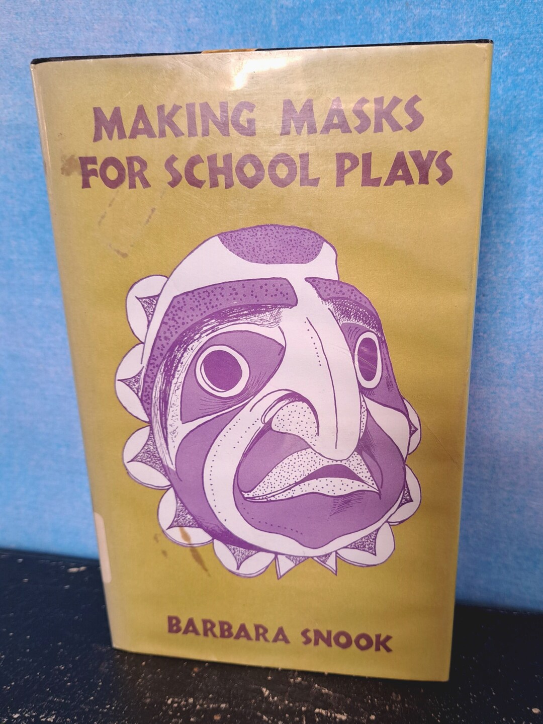 Vintage 1972 Hardcover Nonfiction Craft Book/ Making Masks for School ...