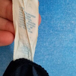 Vintage 60s Black Bullet Bra, Full Coverage, No Underwire, Side Boning ...