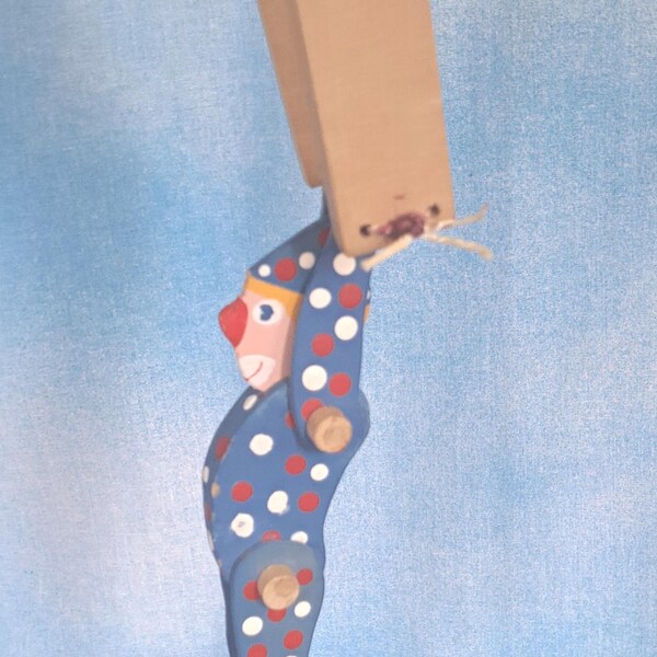 Wooden Acrobat Toy - Etsy