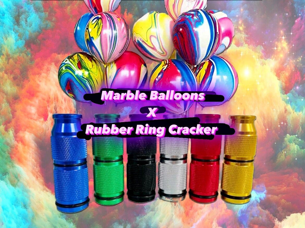 NOS Cracker With Heavy Duty Marble Balloons - Etsy UK