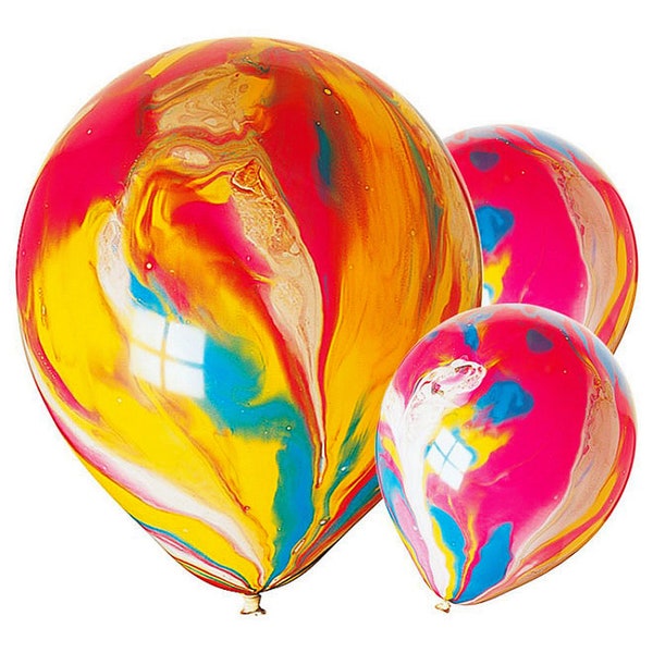 Marble Balloons - Etsy