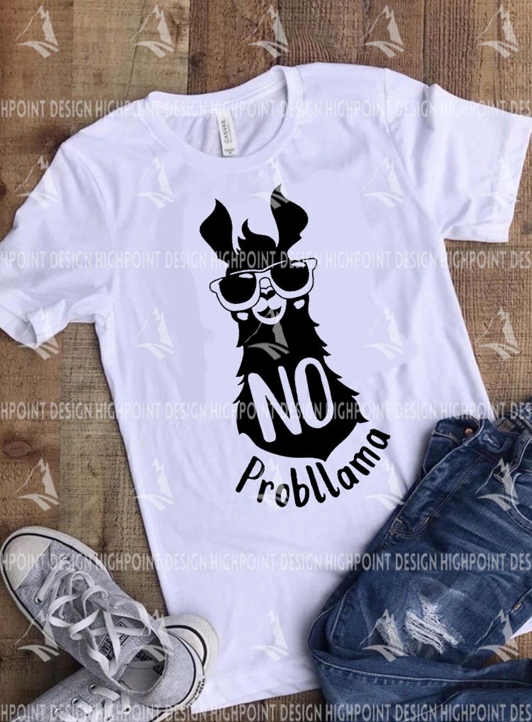 No Probllama PNG Digital - Etsy