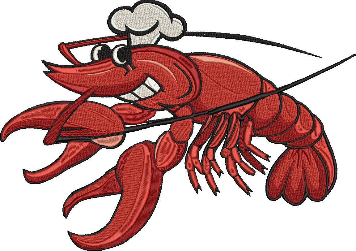 Crawfish Embroidery Design Pattern Download fun Options for - Etsy UK