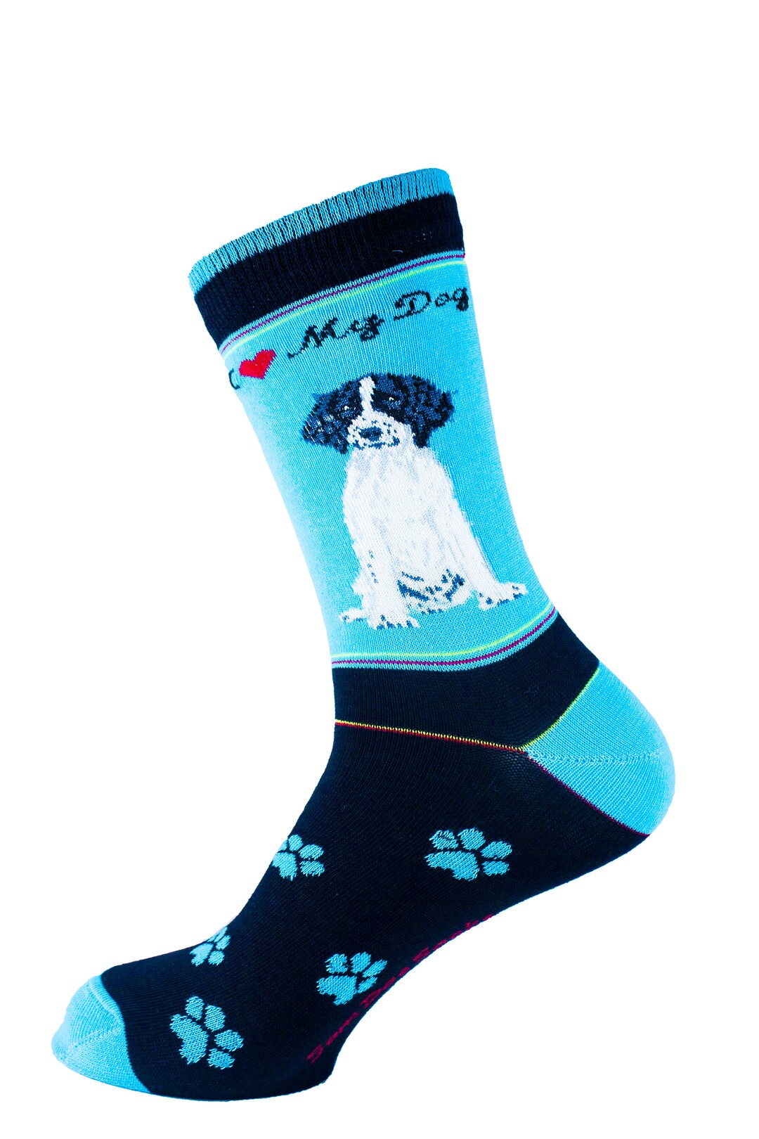 Springer Spaniel Black Socks Signature - Etsy