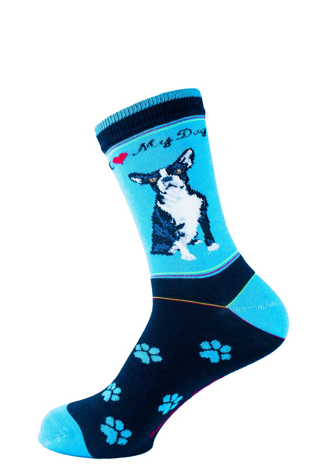 Boston Terrier Socks Signature - Etsy