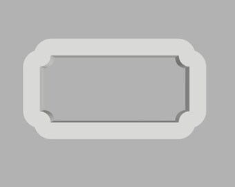 Rectangle Stl File - Etsy