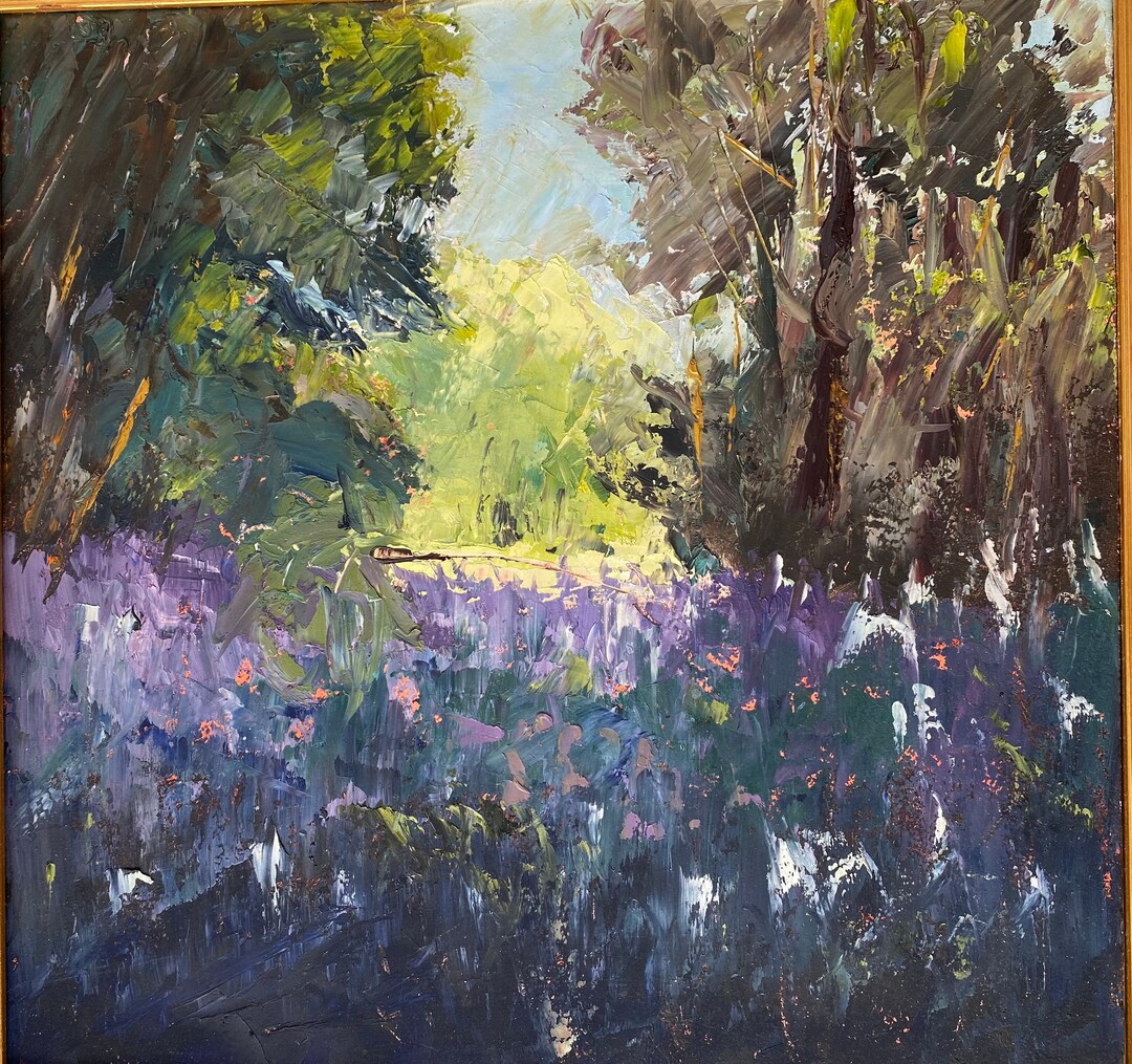 Original Oil Painting “abstract IRIS in June” Ted Pankowski - Etsy