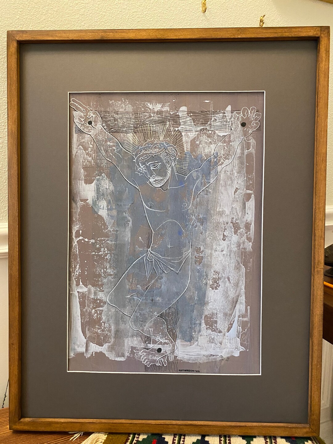 Vintage Nancy-lou Patterson Painting 1962 Religious Art “the ...