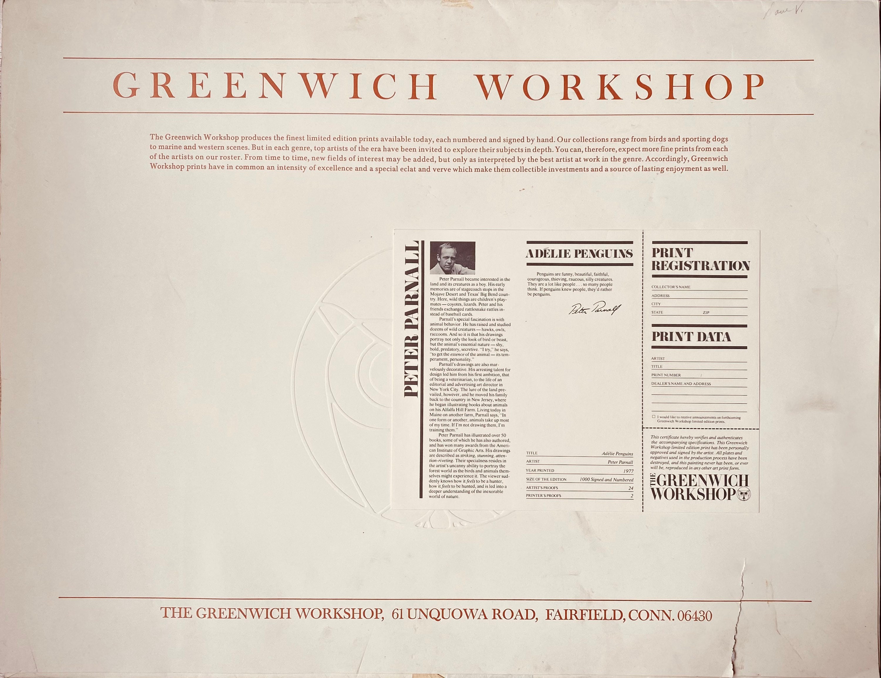 Peter Parnall Limited Edition Signed Serigraph adelie Penguins - Etsy