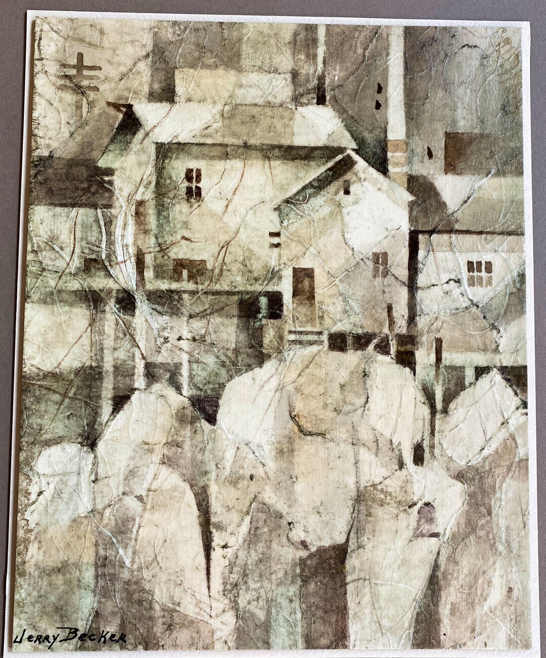 Jerry Becker Framed Northwest Watercolor - Etsy