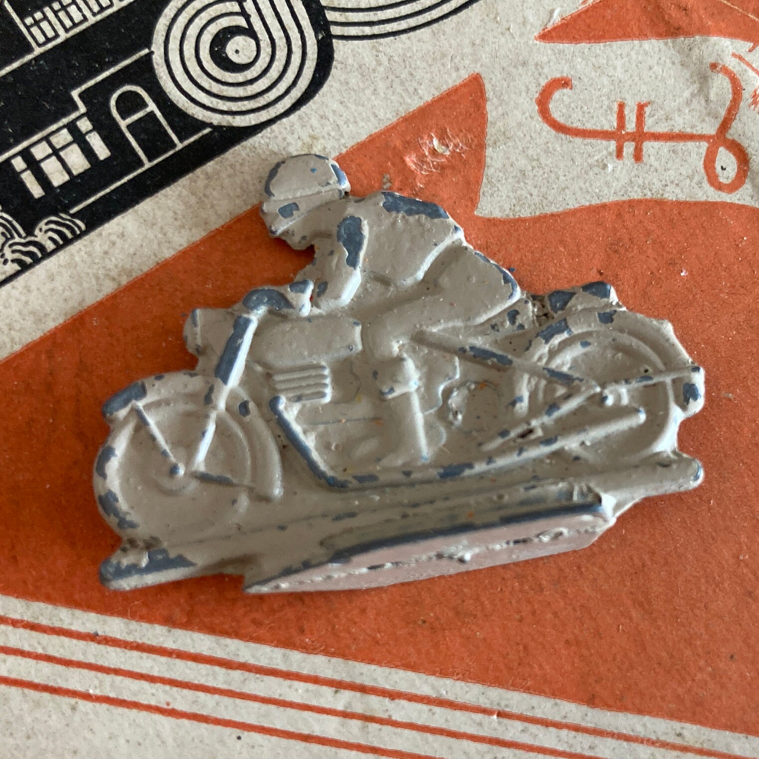 Vintage Monopoly Board Game Classic Metallic Tank Motorcycle Ship Car ...