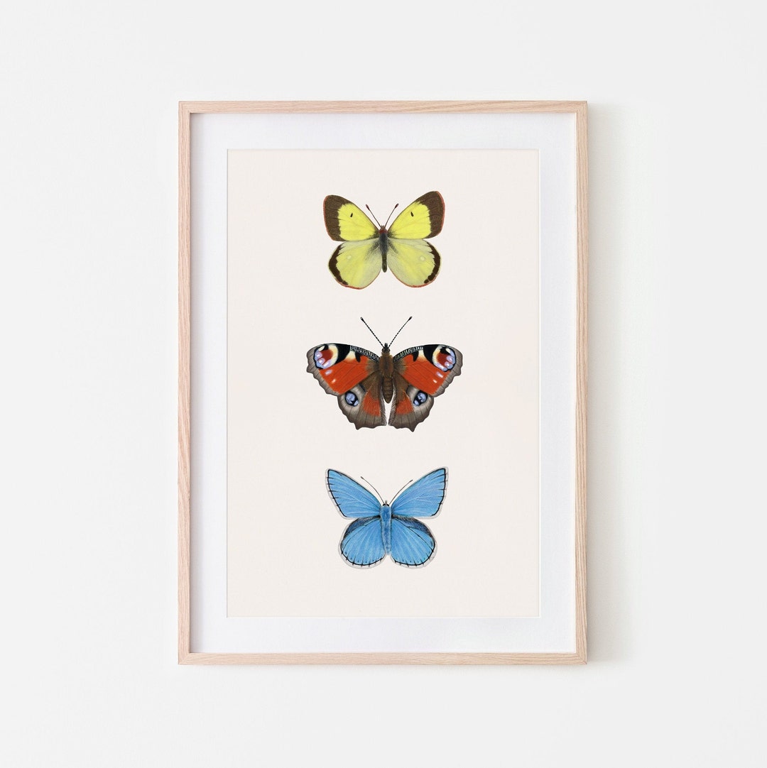 Póster de mariposas para habitación infantil, impresión artística de la ...