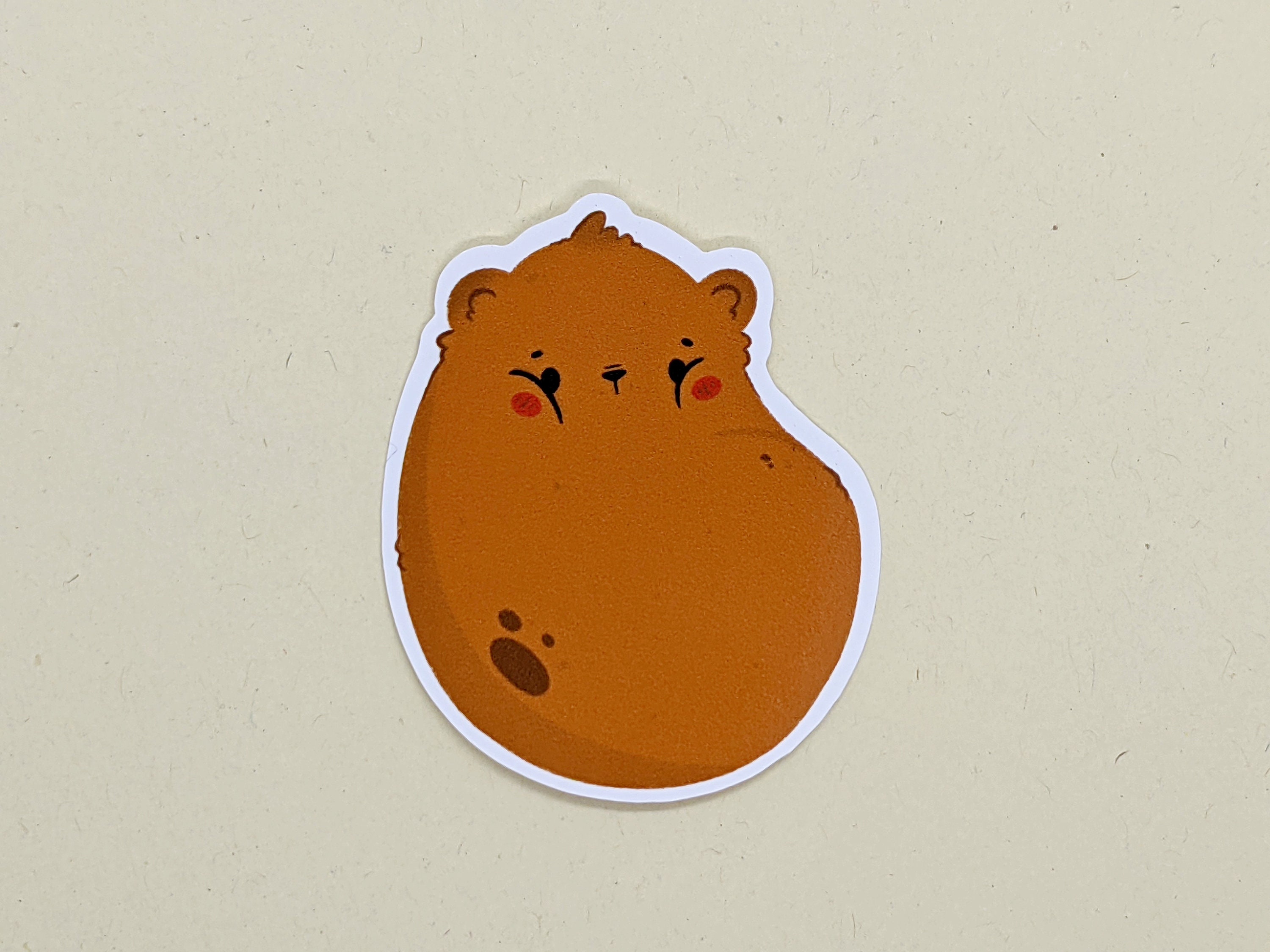 Bear Potato Cute Vinyl Sticker Beartato Kawaii Die Cut | Etsy