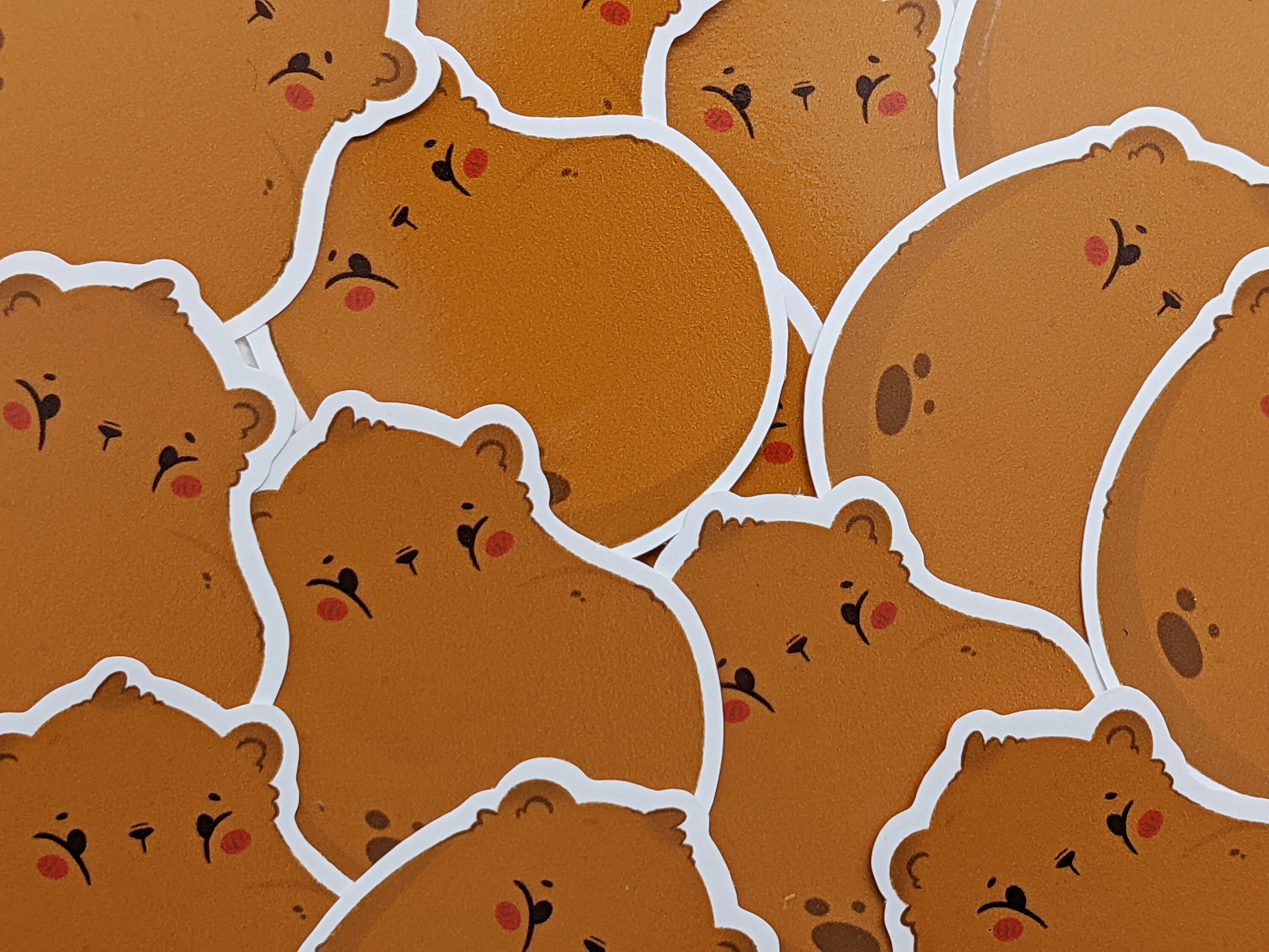 Bear Potato Cute Vinyl Sticker Beartato Kawaii Die Cut | Etsy