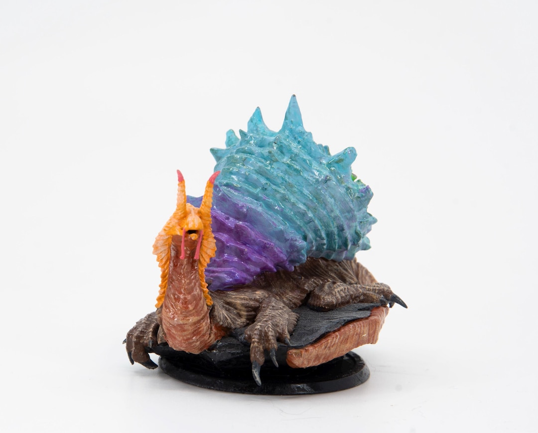 Giant Flail Snail | Hand Painted Elemental Creature Miniature for ...